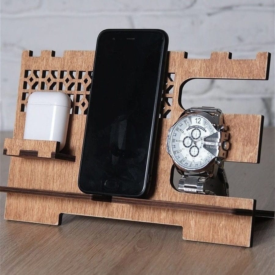 Cell Phone Docking Station Laser Cut CDR File Free Download | Vecty