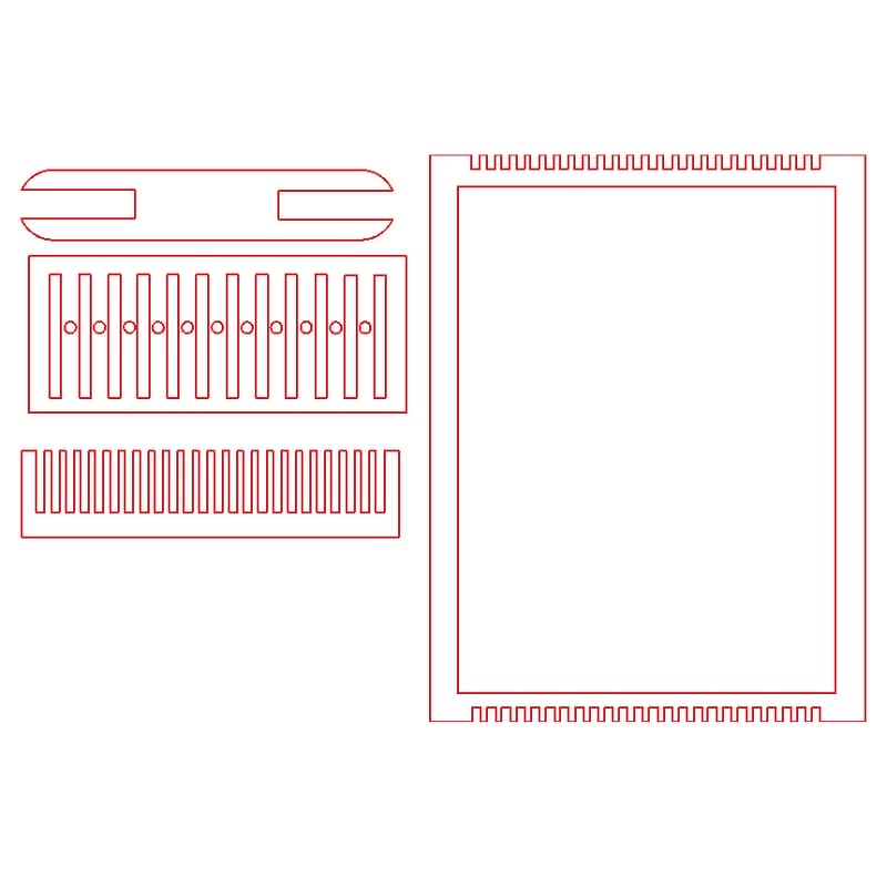 Multi-Craft Weaving Loom Wooden Frame Laser Cut CDR File Free Download ...