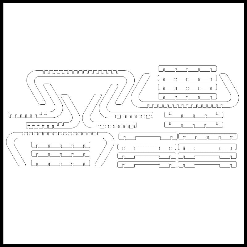 Adjustable Wooden Laptop Stand Laser Cut DXF File Free Download | Vecty