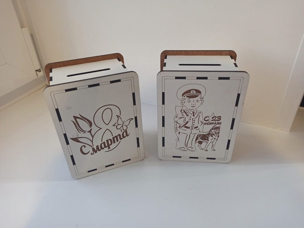 Wooden Safe Box for Money Laser Cut CDR File Free Download | Vecty