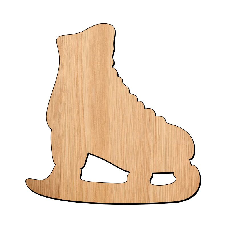 Ice Skate Cutout Shape Laser Cut CDR File Free Download | Vecty