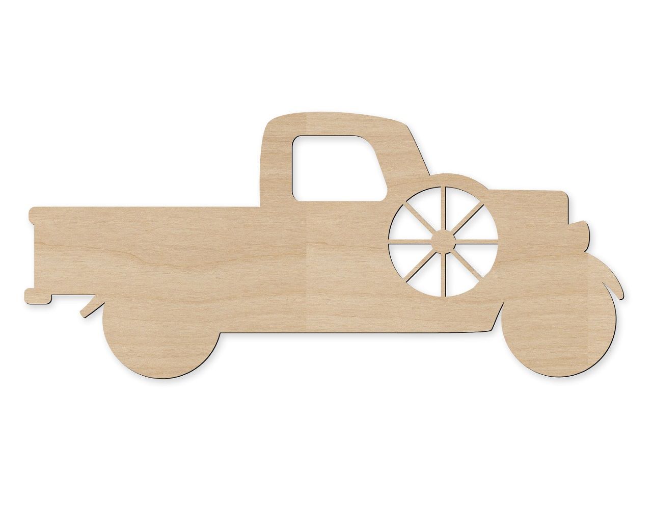 Lorry Side View Wooden Cutout Craft Laser Cut AI CDR DXF PDF SVG File ...