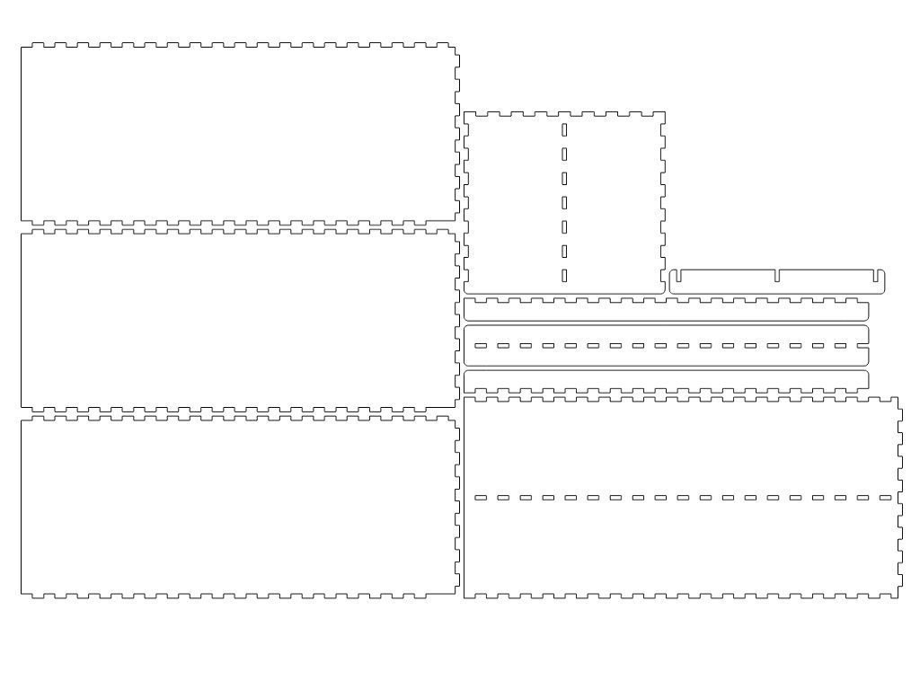 Laser Cut Wooden Chocolate Bar Display Rack DXF File Free Download | Vecty