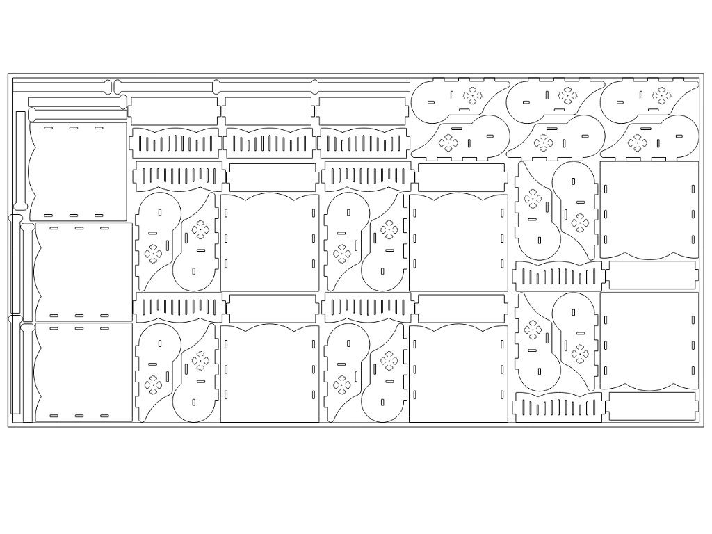 Laser Cut Toilet Paper Holder with Shelf DXF File Free Download | Vecty