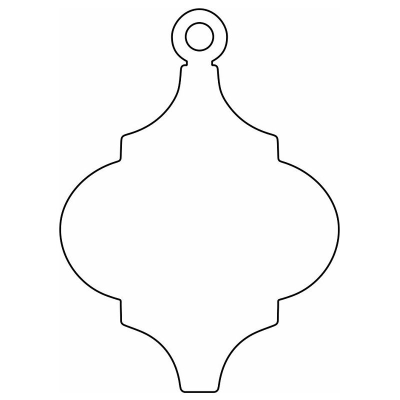 Laser Cut Blank Arabesque Tile Pattern Ornament CDR DXF EPS SVG File ...