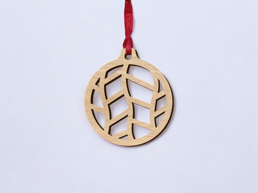 Laser Cut Christmas Line Art Bubble CDR DXF EPS SVG File Free Download ...
