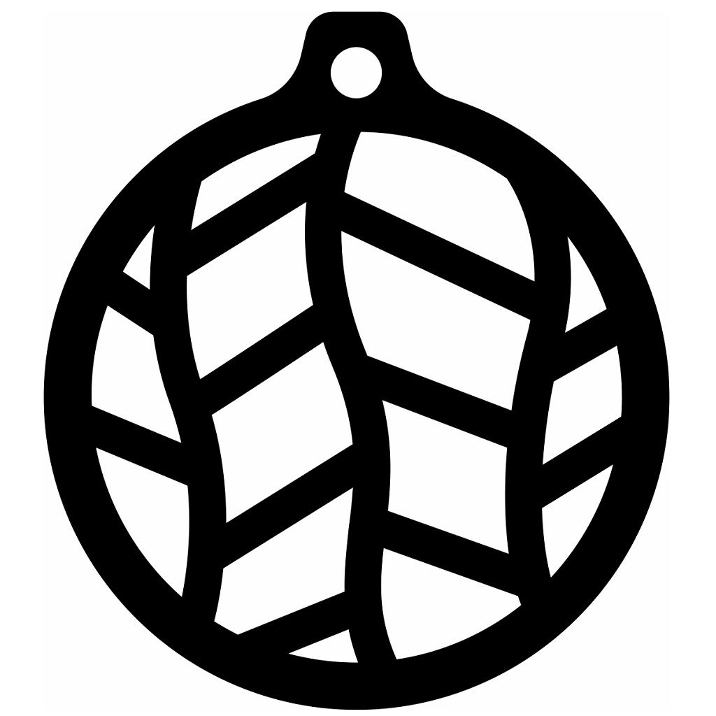 Laser Cut Christmas Line Art Bubble CDR DXF EPS SVG File Free Download ...