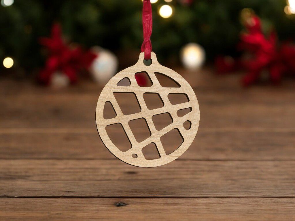 Laser Cut Holiday Geometric Bauble CDR DXF EPS SVG File Free Download ...