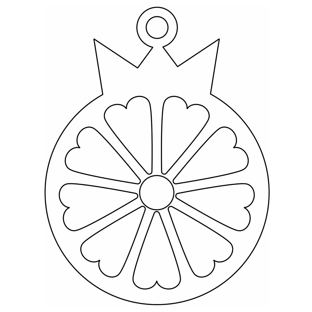 Laser Cut Decorative Bauble CDR DXF EPS SVG File Free Download | Vecty