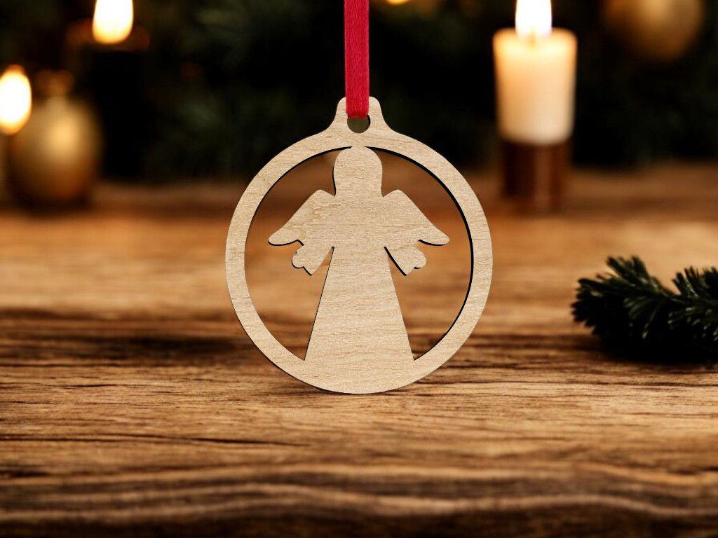 Laser Cut Angel Memorial Ornament CDR DXF EPS SVG File Free Download ...