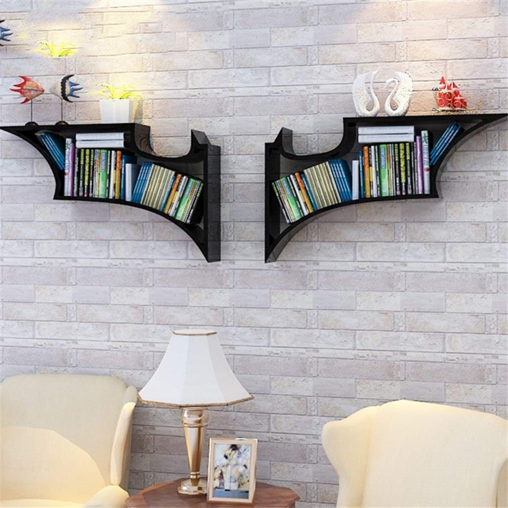 Laser Cut Batman Logo Bookshelf CDR DXF File Free Download | Vecty