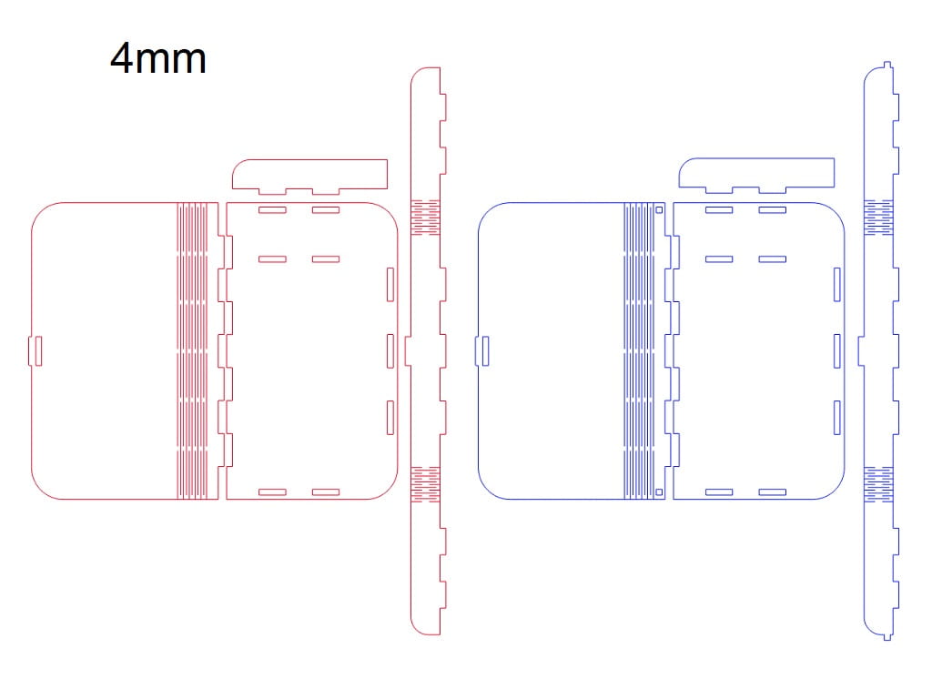 Laser Cut Album and USB Box CDR DXF SVG File Free Download | Vecty