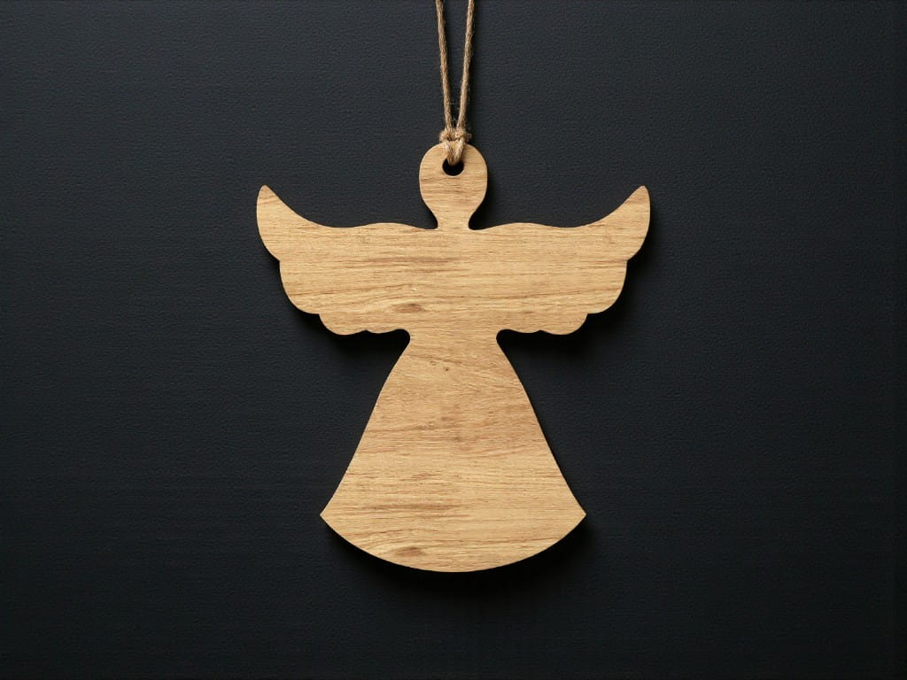 Laser Cut Festive Angel Ornament CDR DXF SVG File Free Download | Vecty