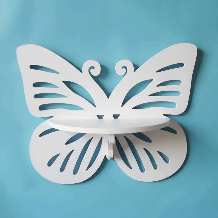Laser Cut Decorative Butterfly Wall Shelf CDR SVG File Free Download ...