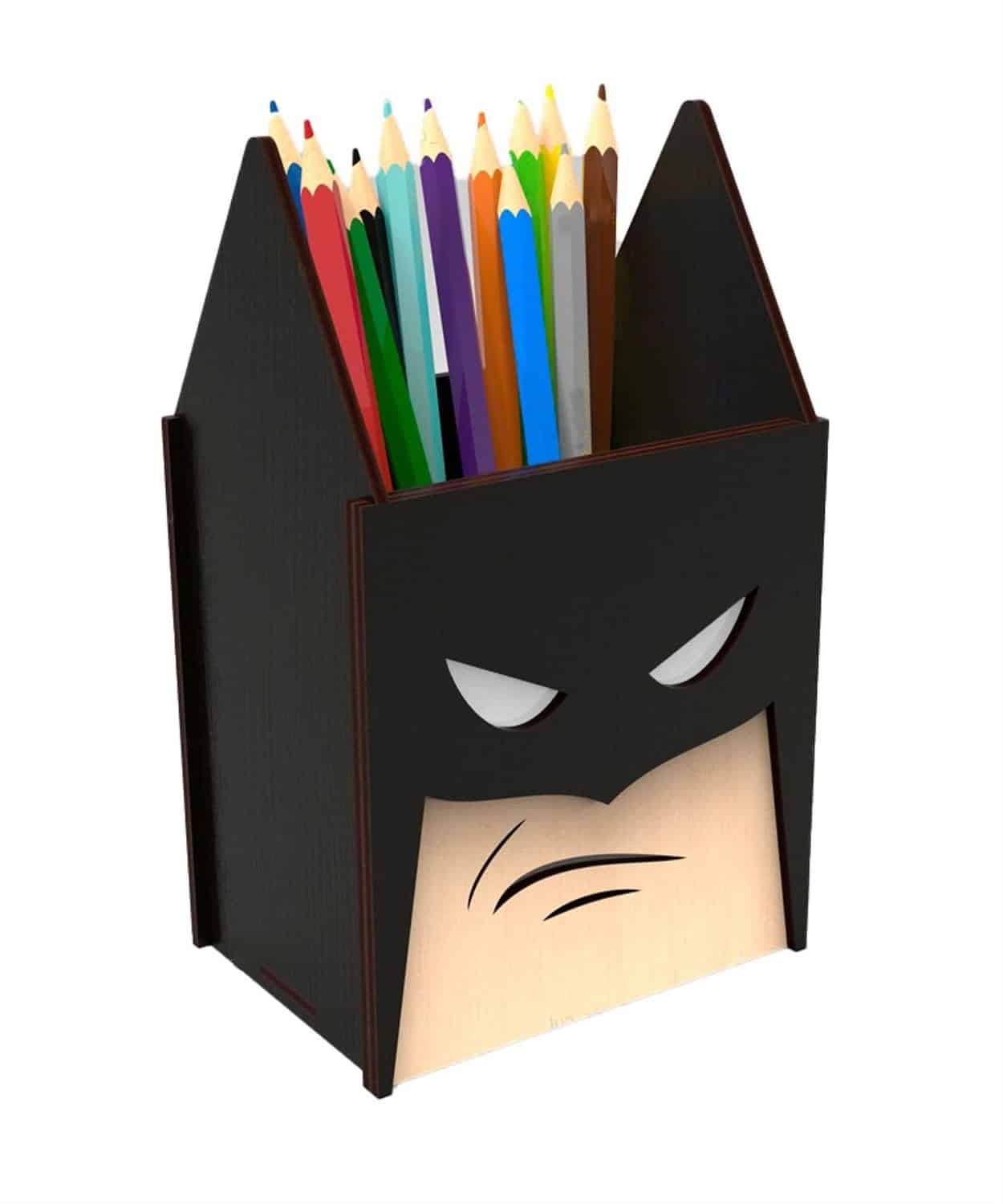 Batman Superhero Pencil Box for Kids Laser Cut CDR File Free Download ...