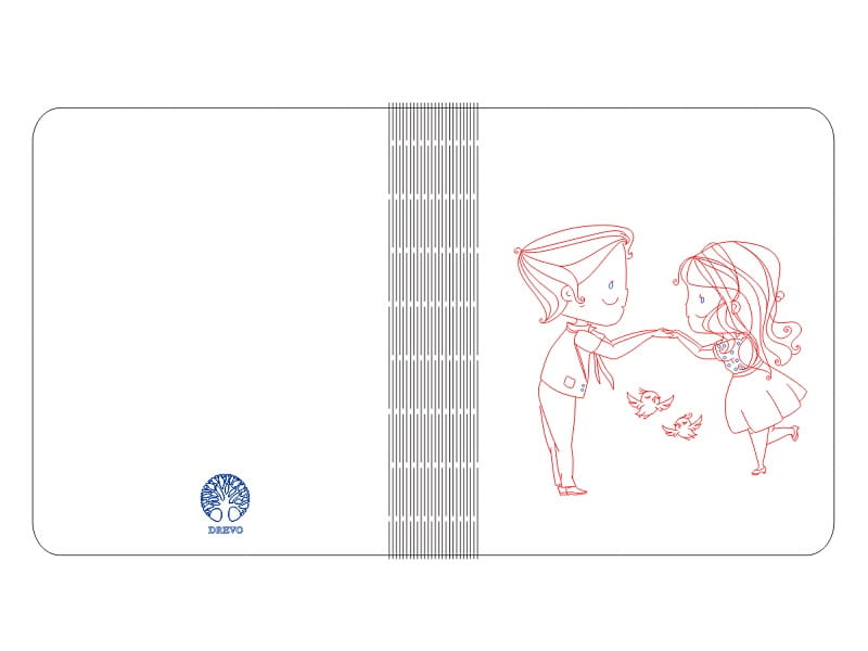 Laser Cut Notebook Cover with Couple Engraving CDR File Free Download ...