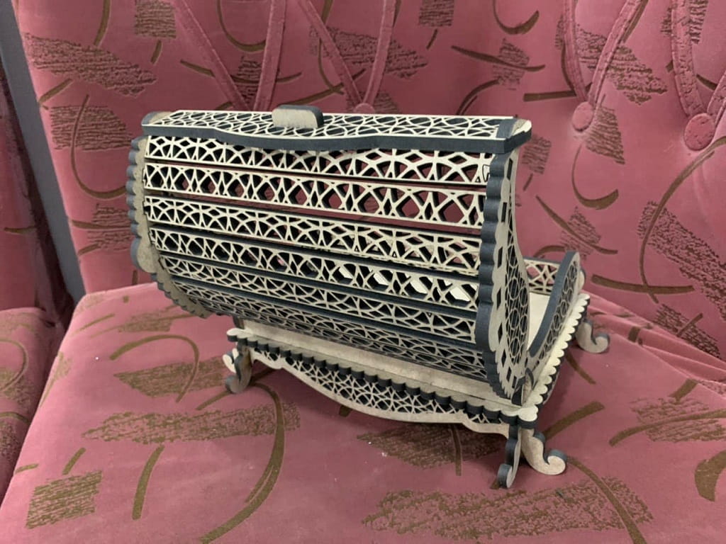 Laser Cut Vintage Intricate Jewelry Box Keepsake Trinket Box CDR File ...