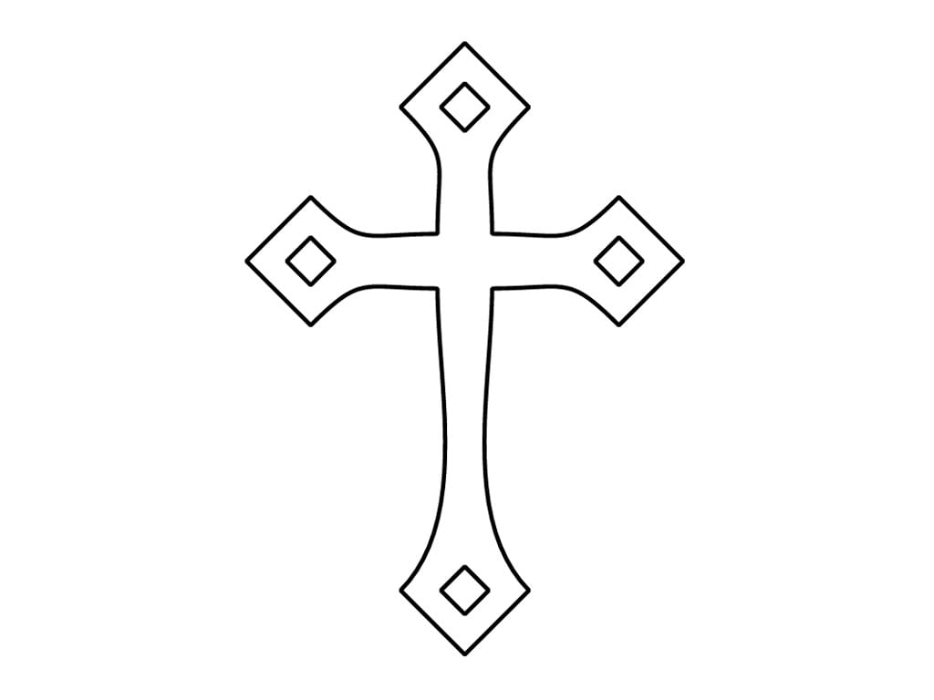Laser Cut Cross Christmas Ornament CDR DXF SVG File Free Download | Vecty