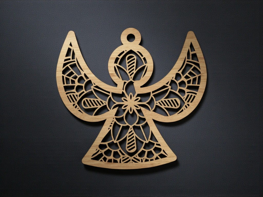 Laser Cut Angel Ornaments Templates | 50 Files for Free Download - Vecty