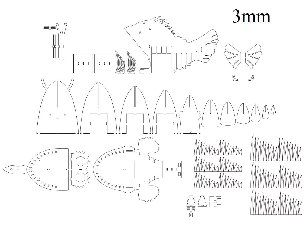 Laser Cut Wooden Angler Fish Lamp CDR File Free Download | Vecty