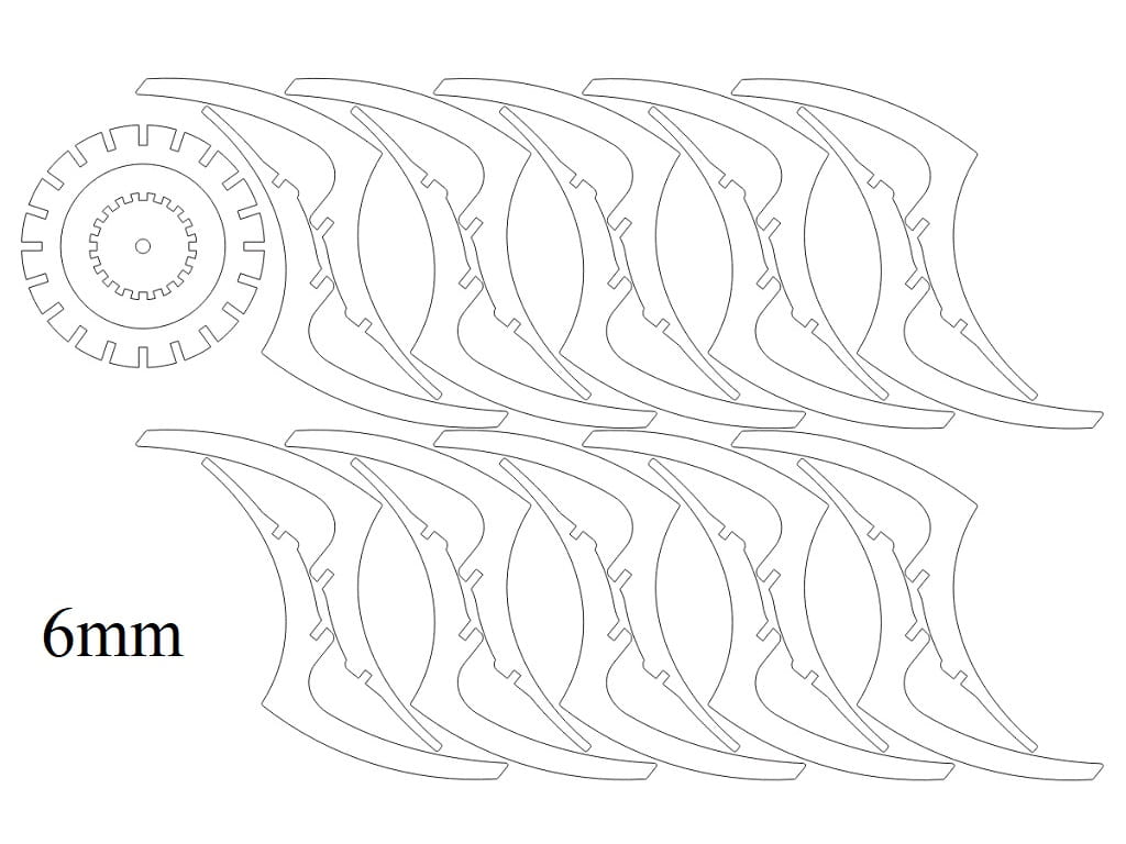 Laser Cut Modern Wooden Hanging Lampshade CDR File Free Download | Vecty