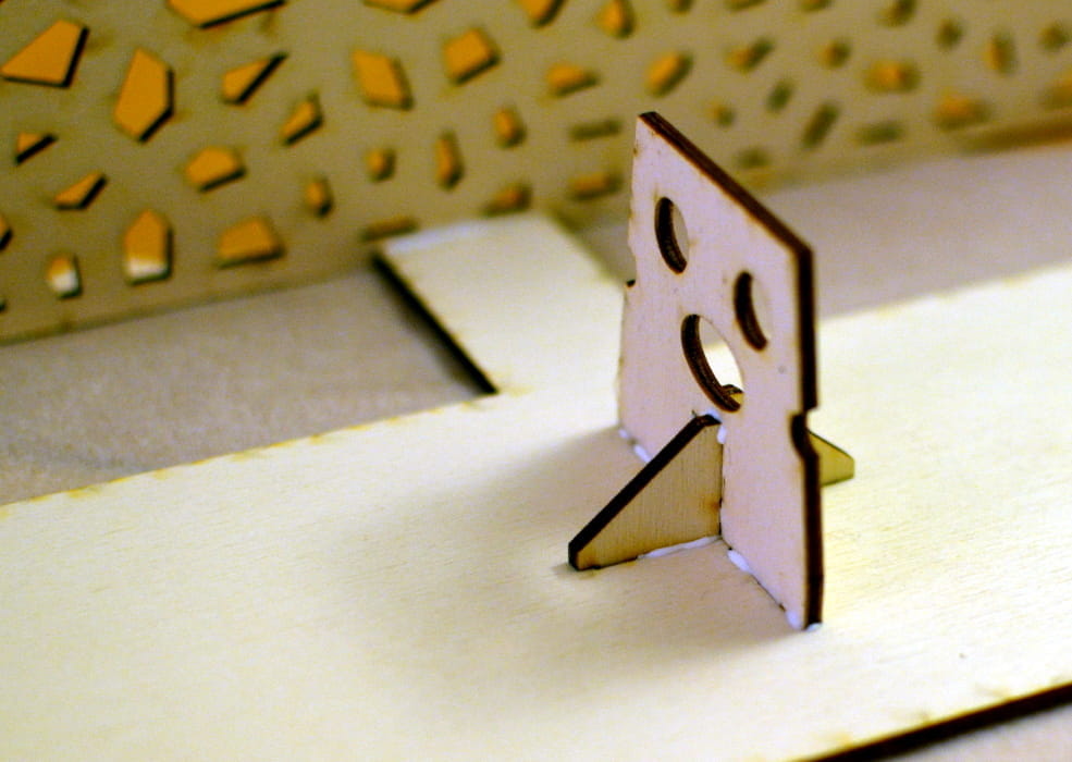 Laser Cut Wooden Voronoi Lamp SVG File Free Download | Vecty