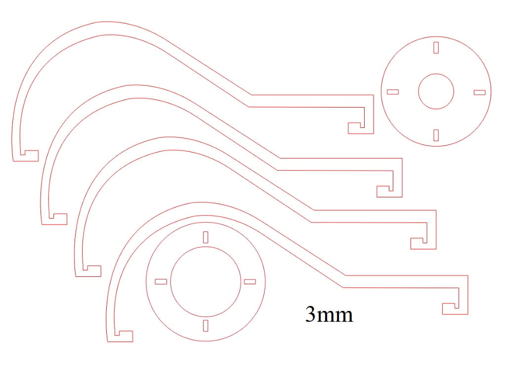 Laser Cut Plant Holder Ceiling Light CDR File Free Download | Vecty