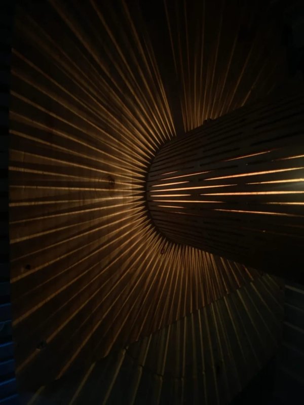 Laser Cut Living Hinge Hanging Lamp AI DXF PDF File Free Download | Vecty