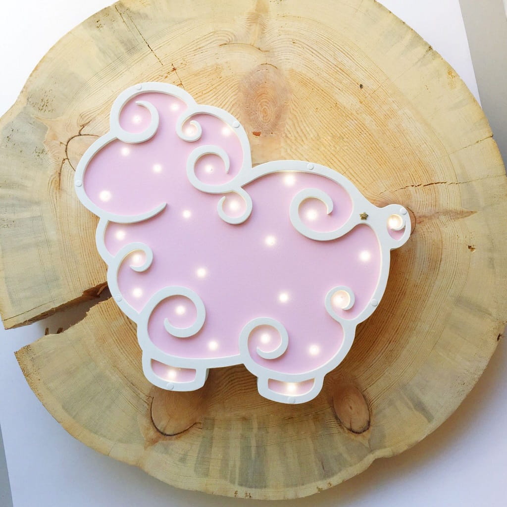 Laser Cut Sheep LED Night Light Lamp CDR File Free Download | Vecty