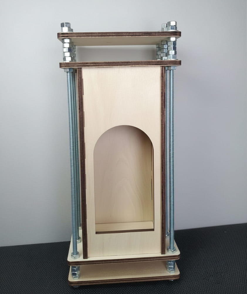 Laser Cut Wooden Bottle Gift Box CDR File Free Download | Vecty