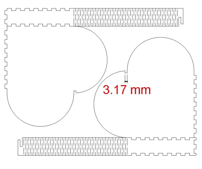 Laser Cut Love Heart Wooden Gift Box SVG File Free Download | Vecty