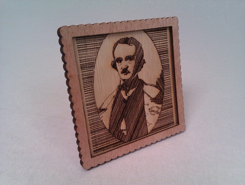 Laser Cut Wooden Photo Frame with Back Stand DXF File Free Download | Vecty