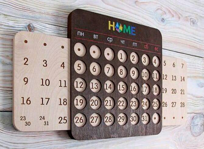 Laser Cut Calendar Templates | 37 Files for Free Download - Vecty