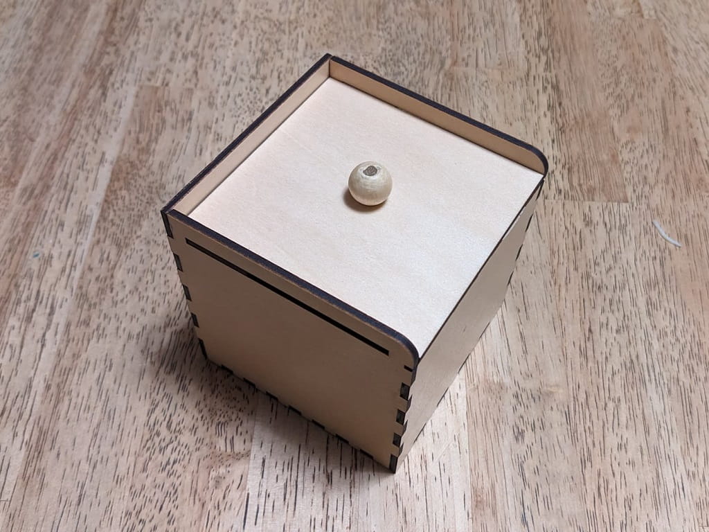 Laser Cut Wooden Spider Scare Prank Box SVG File Free Download | Vecty