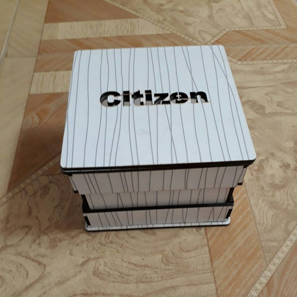 Laser Cut Wooden Watch Box CDR SVG File Free Download | Vecty