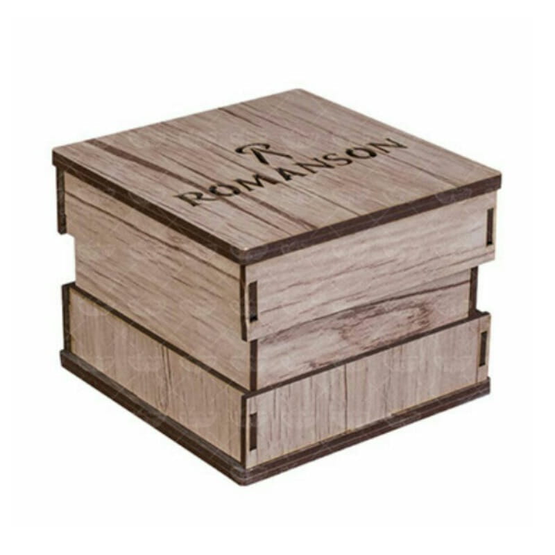 Laser Cut Wooden Watch Box CDR SVG File Free Download | Vecty
