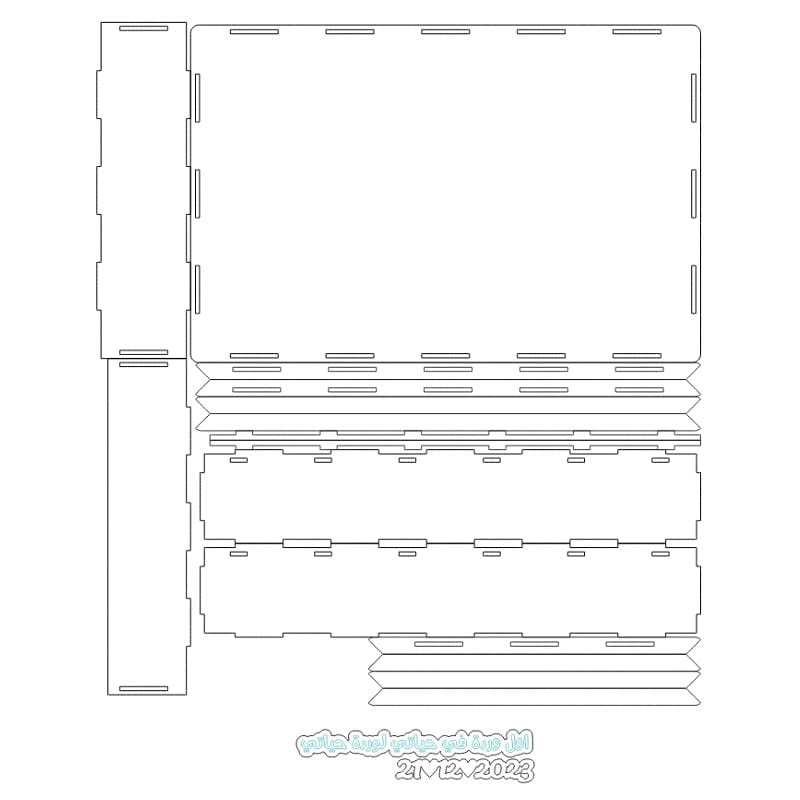 Laser Cut Wedding Bouquet Preservation Frame DXF File Free Download | Vecty