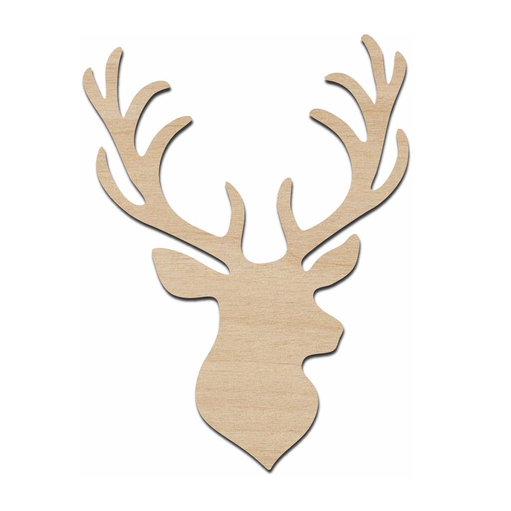 Laser Cut Wood Deer Cutouts & Shapes