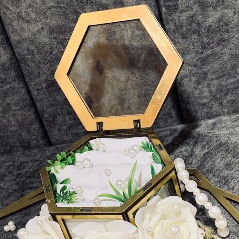 Laser Cut Acrylic Engagement Ring Box Bundle DXF File Free Download | Vecty