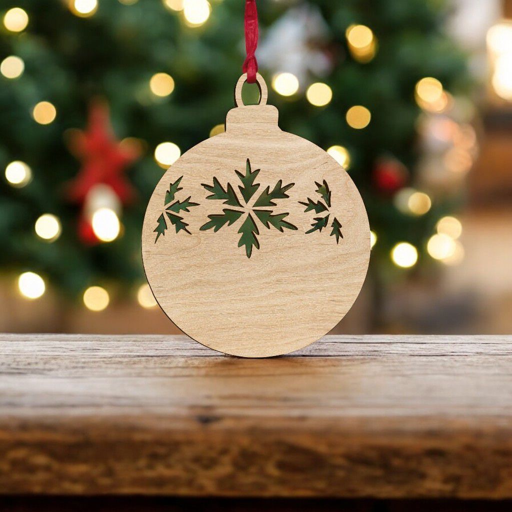 Laser Cut Floral Design Christmas Ball CDR DXF EPS SVG File Free ...