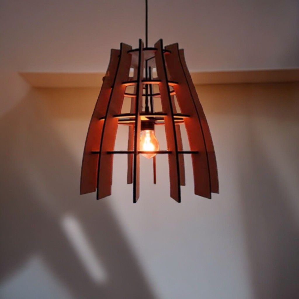 Laser Cut Hanging Lamp Pendant Light Shade AI CDR File Free Download ...