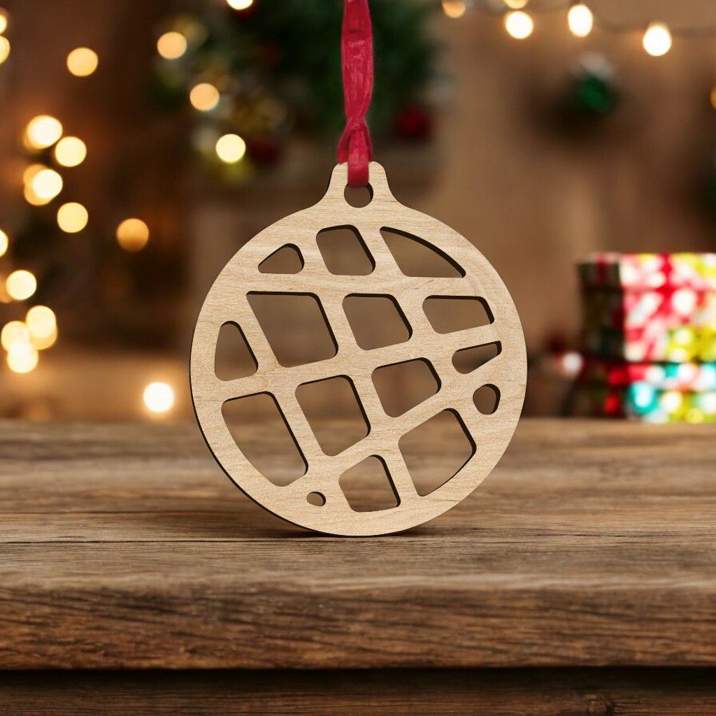 Laser Cut Holiday Geometric Bauble CDR DXF EPS SVG File Free Download ...