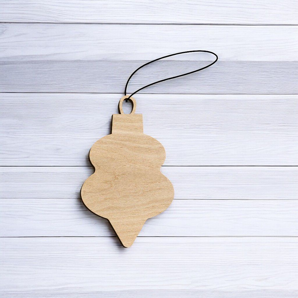 Laser Cut Light Bulb Christmas Ornament Wood Craft CDR DXF EPS SVG File ...