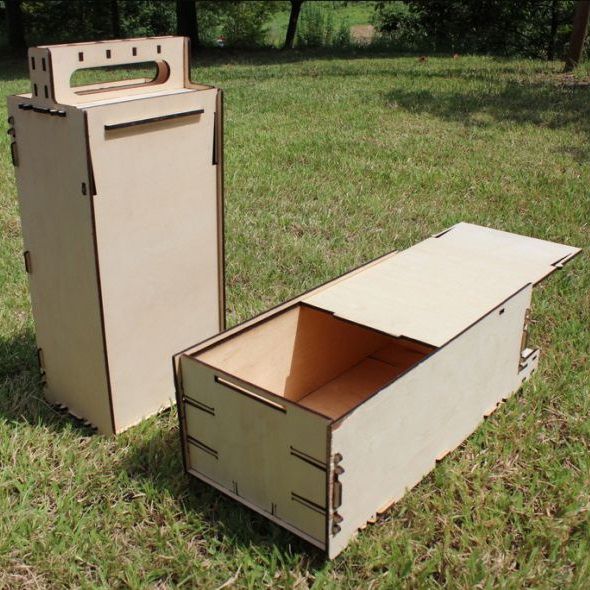 Laser Cut Multipurpose Portable Wooden Box AI PDF File Free Download ...