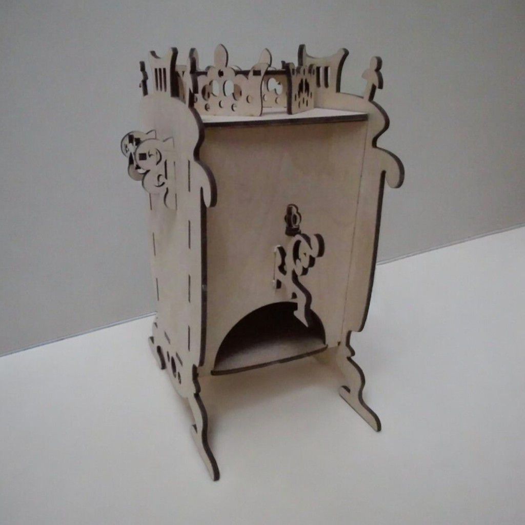 Laser Cut Samovar Tea Bag House DXF File Free Download | Vecty