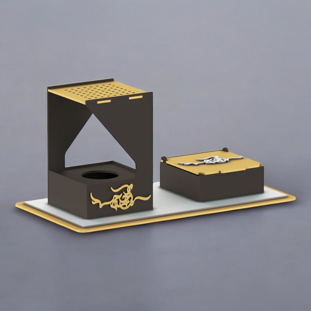 Laser Cut Wooden Incense Burner AI CDR DXF PDF SVG File Free Download ...