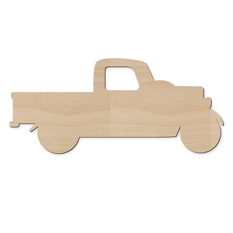 Pickup Truck Vehicle Wood Cutout Laser Cut AI CDR DXF PDF SVG File Free ...