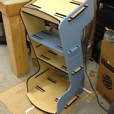 Plywood Podium Lecture Stand Laser Cut CDR DXF File Free Download | Vecty