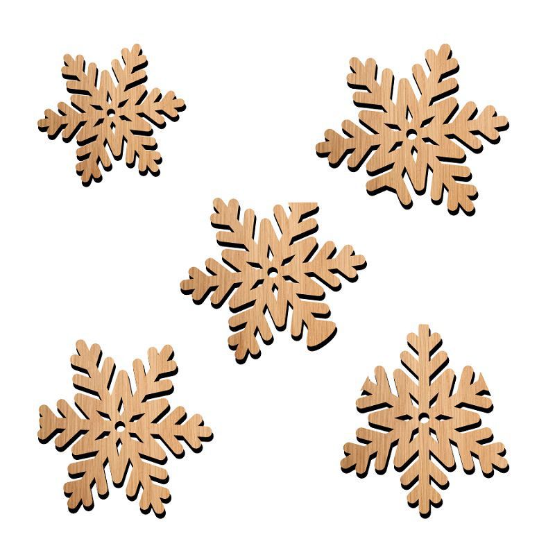 Snowflake Cut Out Shape Laser Cut CDR File Free Download | Vecty