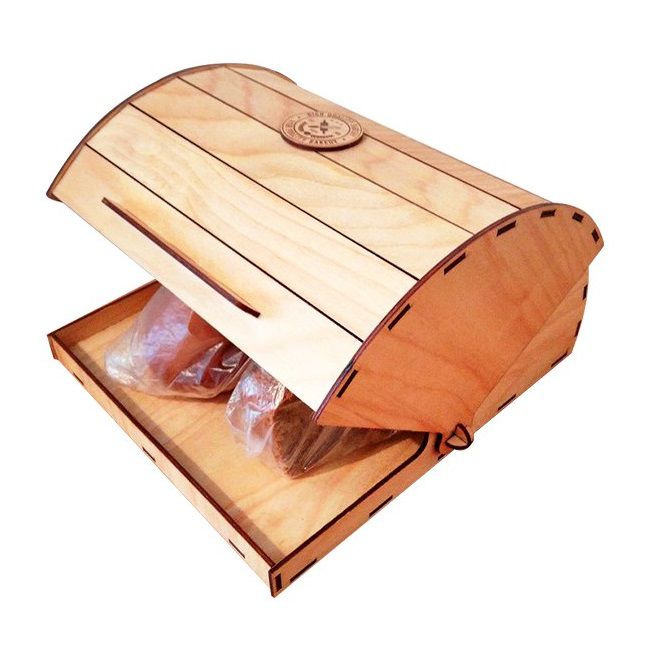 Wood Tambour Bread Box Laser Cut AI CDR DXF PDF SVG File Free Download ...